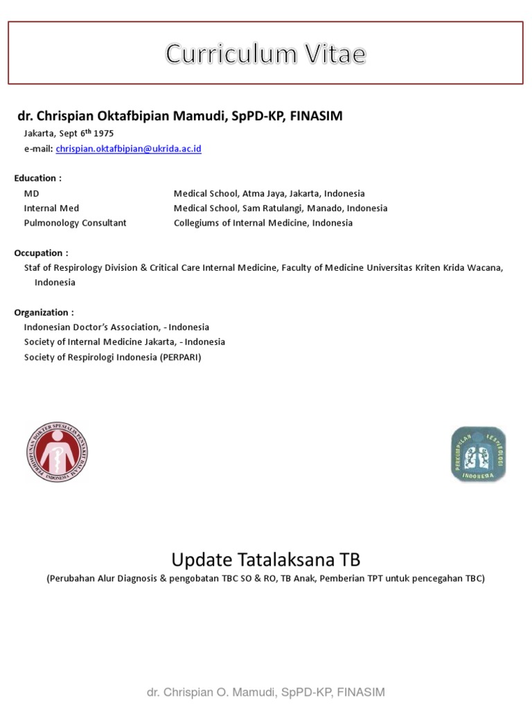 Update Tatalaksana TB (Perubahan Alur Diagnosis - Pengobatan TBC SO-RO ...