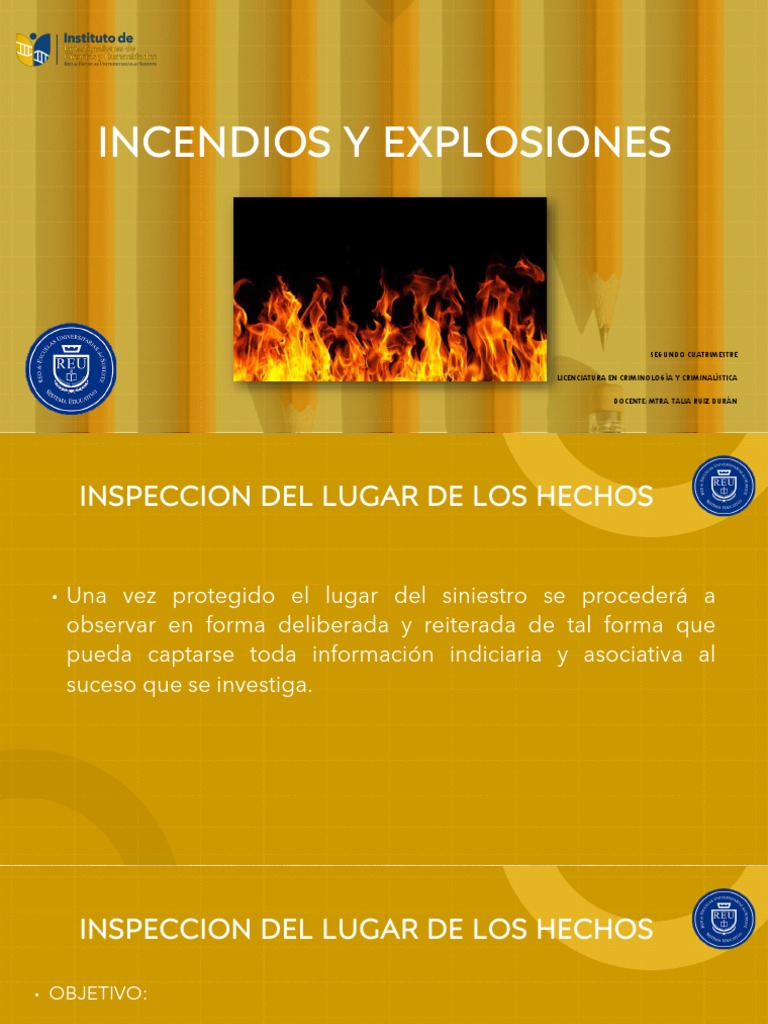 Investigación de Incendios y Explosiones | PDF | Incendios | Combustión