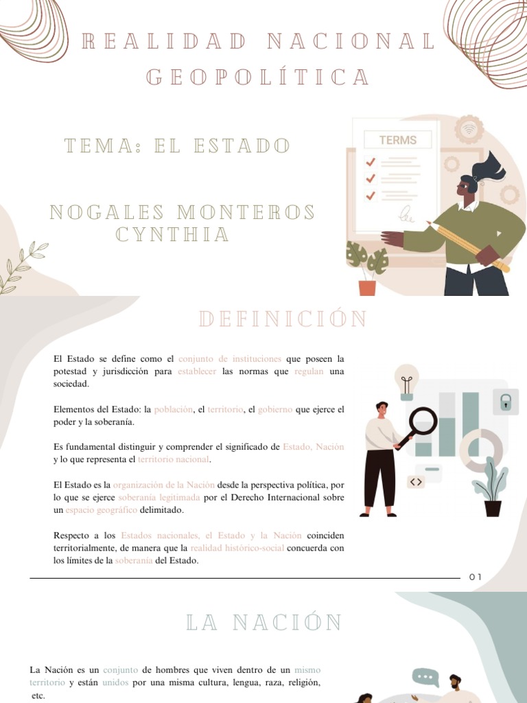 Definición y Elementos del Estado | PDF | Estado (política) | Nación