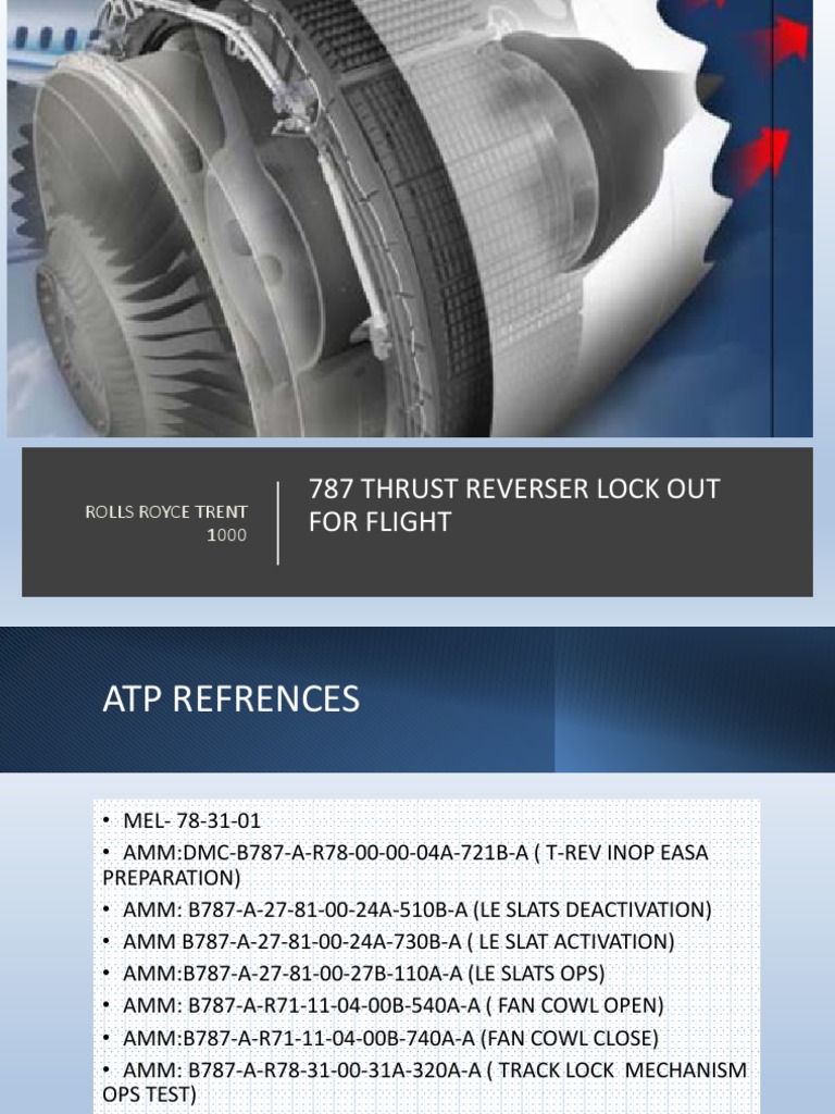 787 T-Rev Deact FLT | PDF | Valve | Actuator