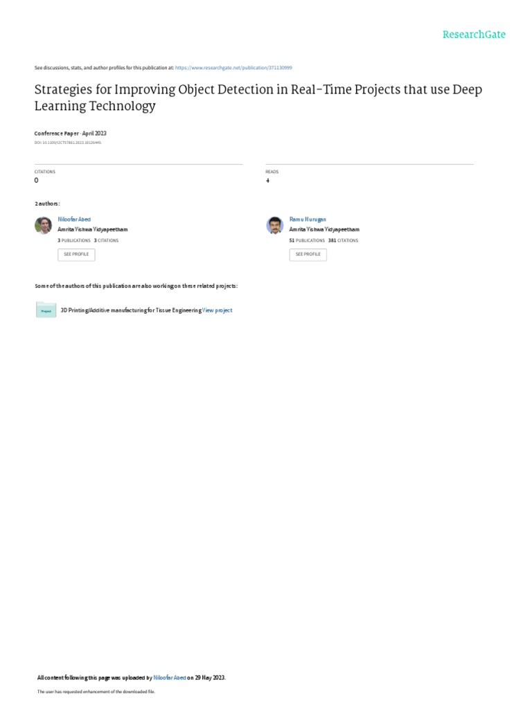 Strategies For Improving Object Detection in Real-Time Projects That ...
