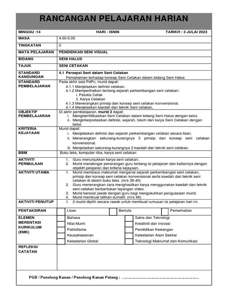 RPH PSV | PDF | Seni