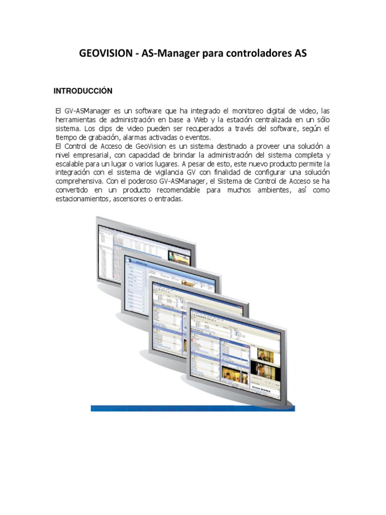 NT-GEOVISION - As-Manager para Controladores As | PDF | Grabadora de ...