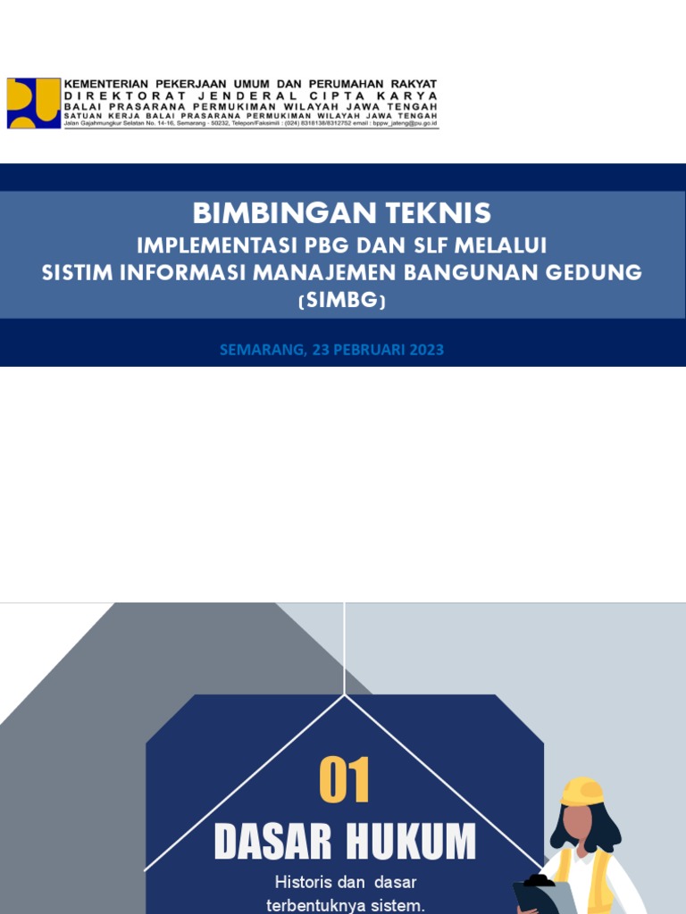 Implementasi SIMBG untuk PBG dan SLF | PDF