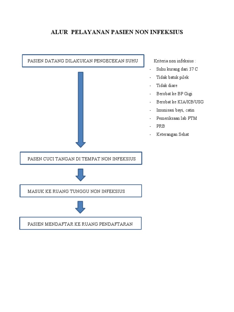 Alur Pelayanan Pasien Non Infeksius | PDF