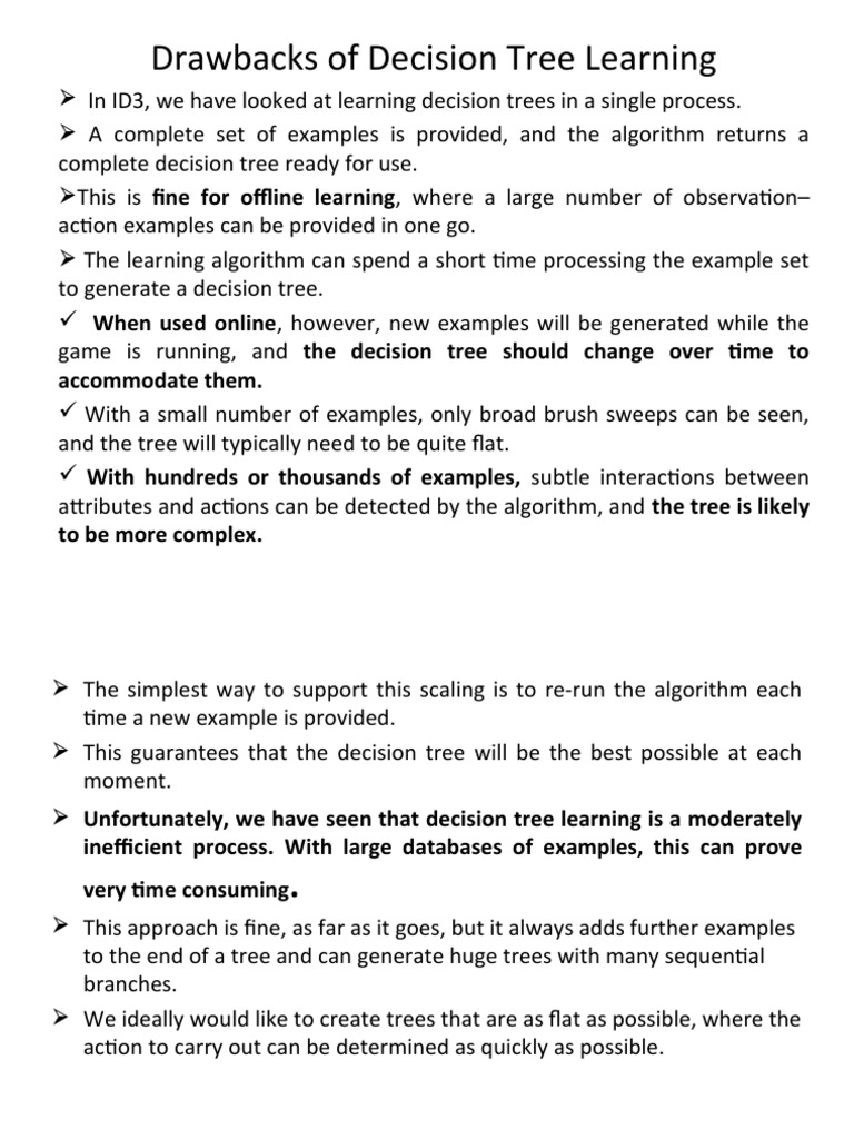 ID4 Algorithm - Incremental Decision Tree Learning | PDF | Applied ...