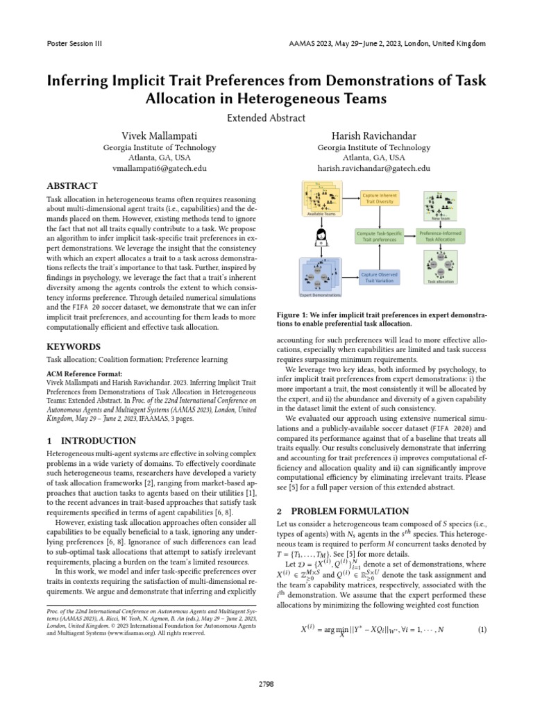 Inferring Implicit Trait Preferences From Demonstrations of Task Allocation in Heterogeneous ...