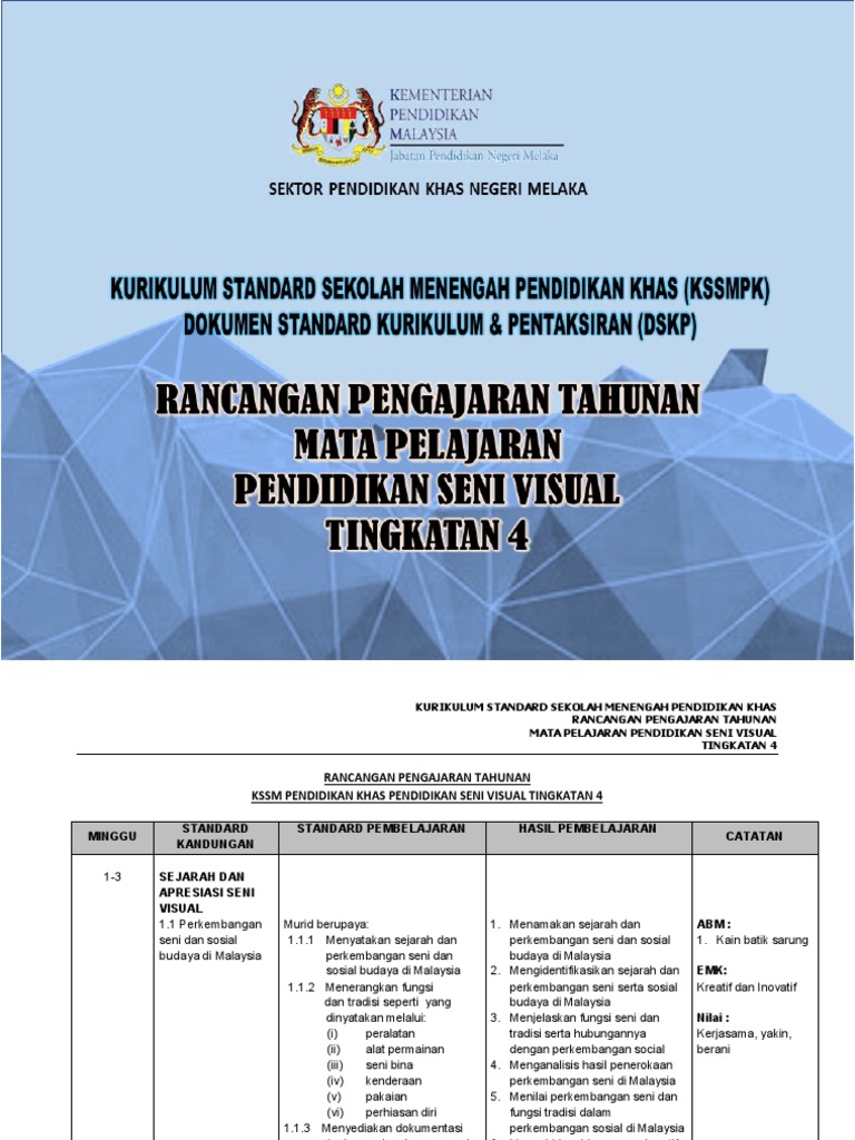 RPT KSSMPK PSV t4 | PDF