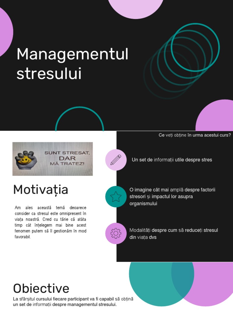 Managementul Stresului | PDF