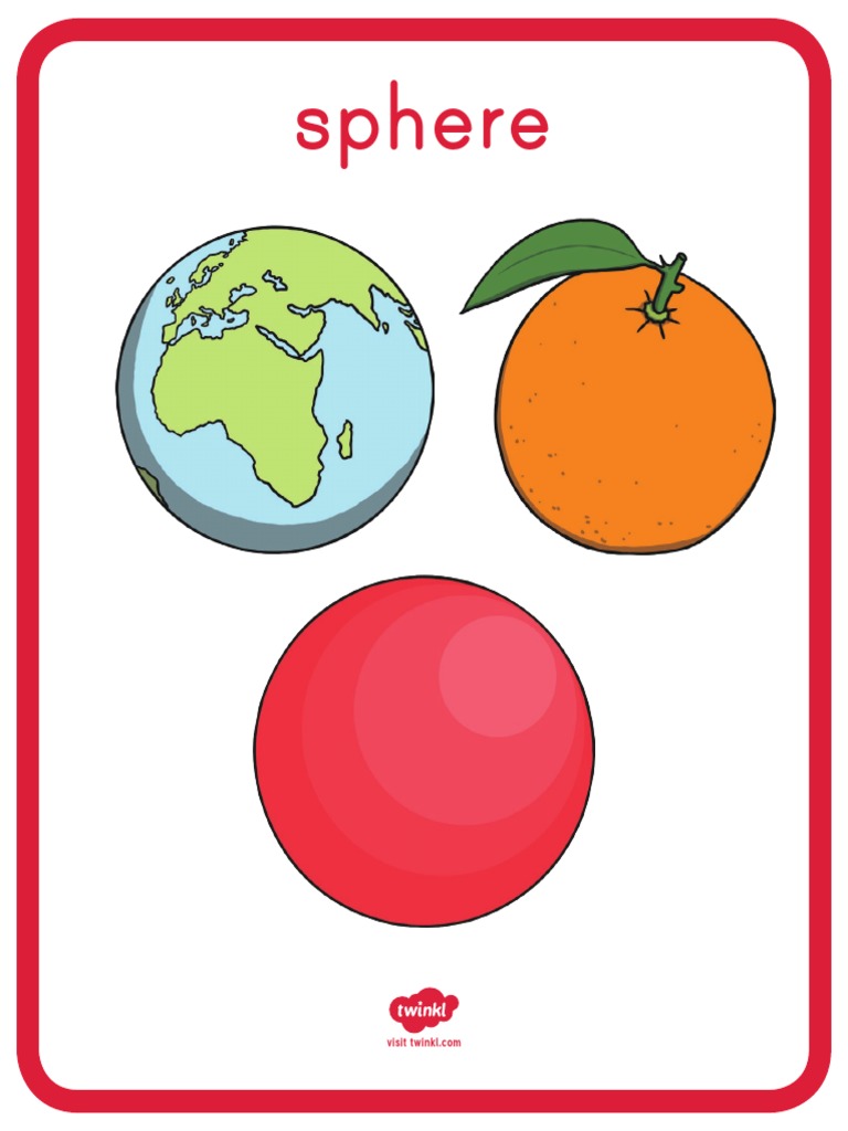 3d Shapes With Everyday Example | PDF