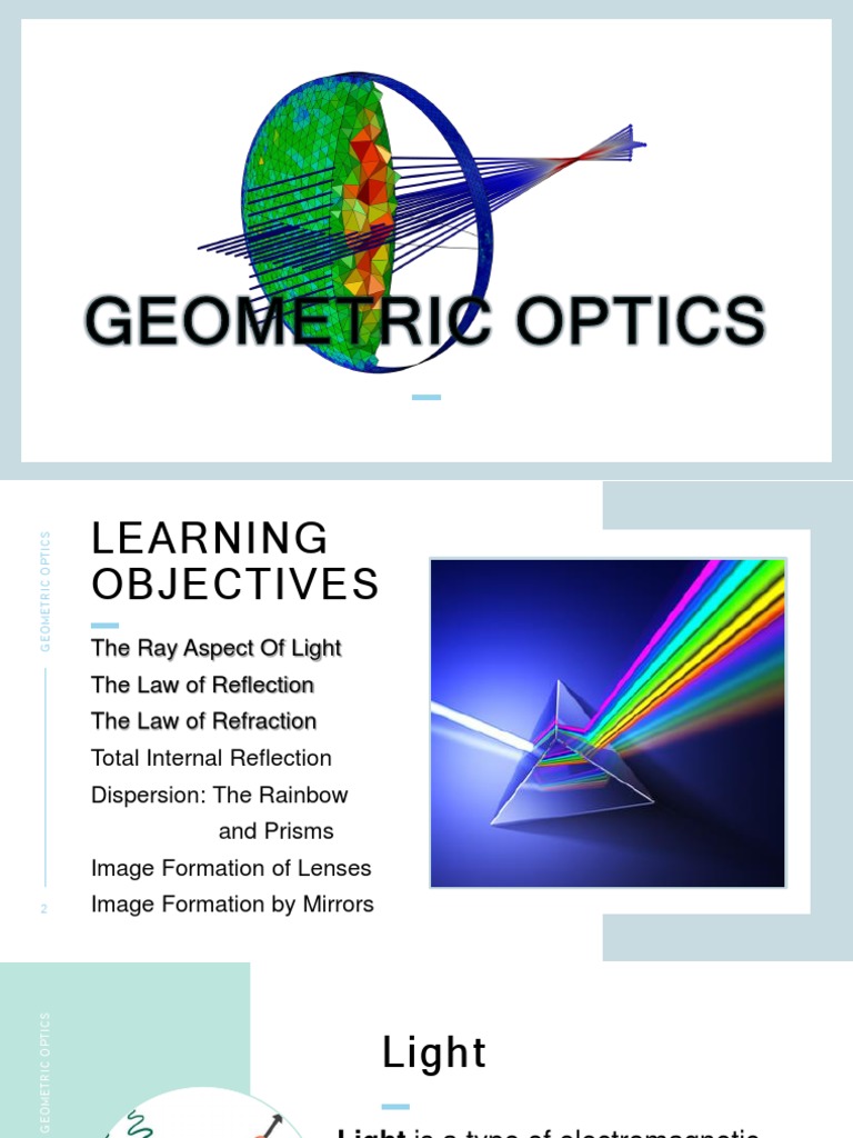 Geometric Optics Pdf Reflection Physics Optics