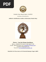 Tala System in Bharathanatyam | PDF | Musical Notation | Music Theory