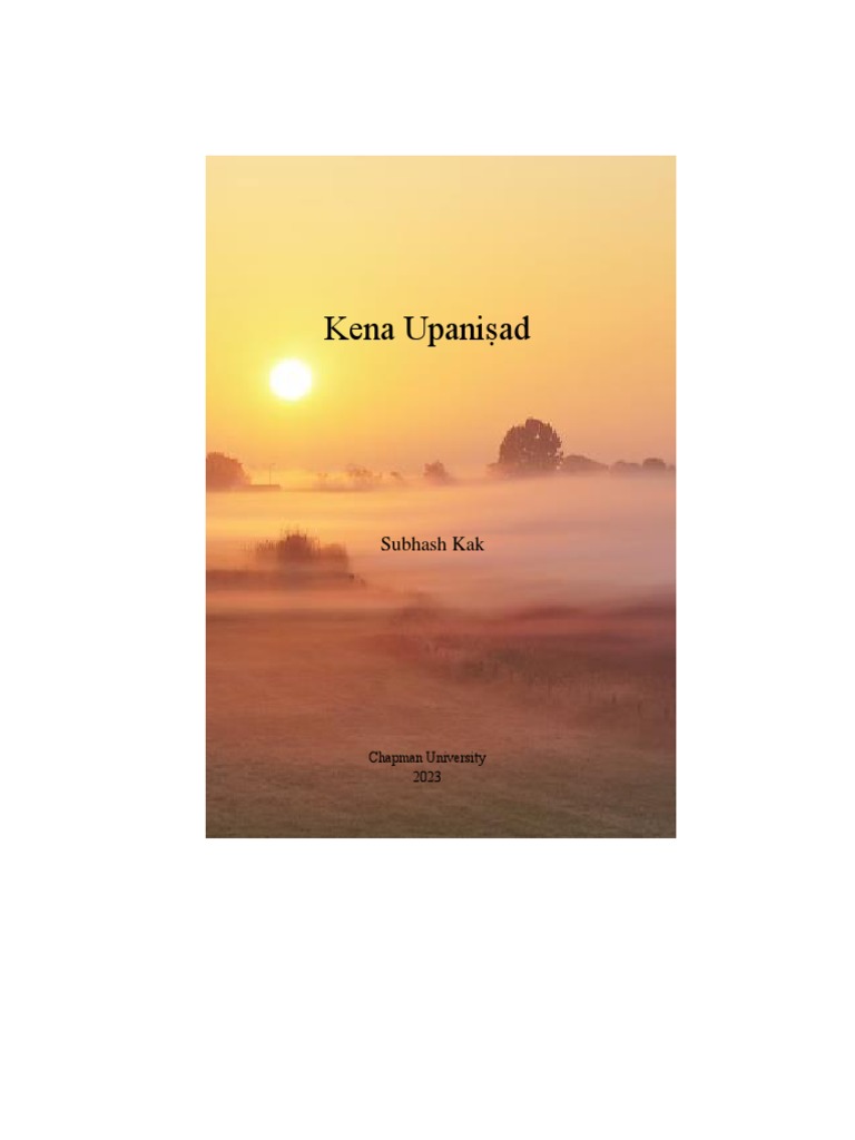 Kena Upanishad | PDF | Upanishads | Indian Philosophy