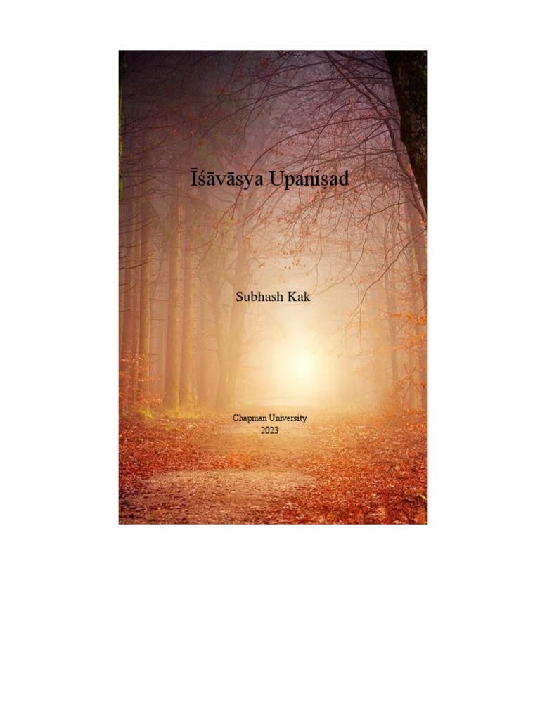 Isha Upanishad | PDF | Upanishads | Hindu Literature