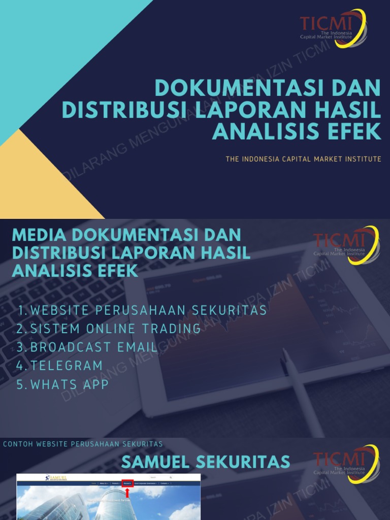 Dokumentasi Dan Distribusi Laporan Hasil Analisis Efek | PDF