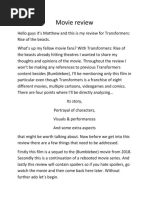 Film Props: Definition & Importance | PDF | Genre