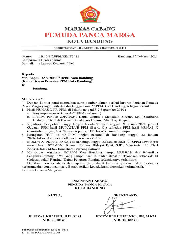 Laporan Kegiatan PPM | PDF Laporan Kegiatan PPM | PDF