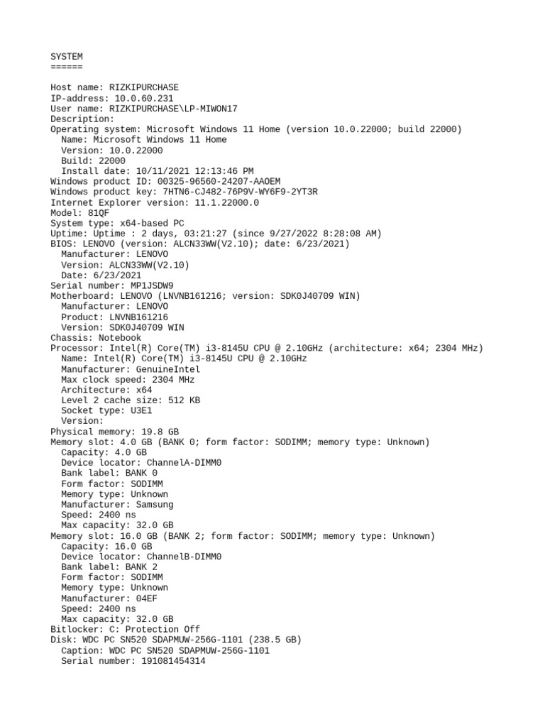 Riz Ki Purchase | PDF | Microsoft Windows | Hard Disk Drive