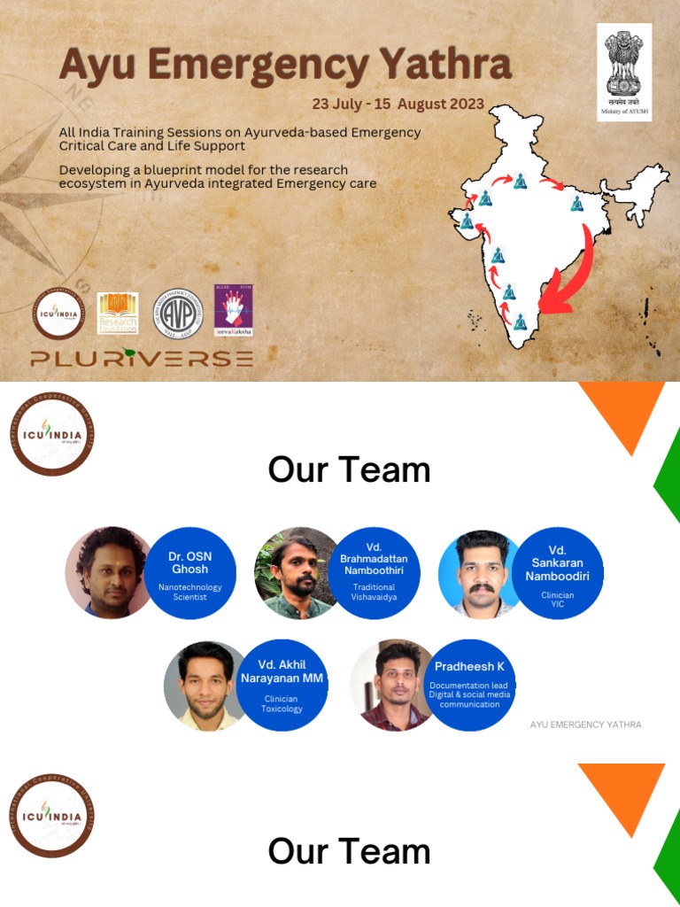 Presentation Ayu E Yathra | PDF | Ayurveda | Health Care