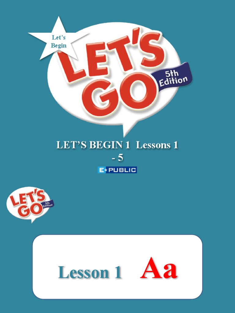 Let's Begin | PDF
