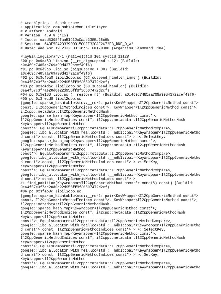 Stacktrace | Download Free PDF | System Software | Software Engineering