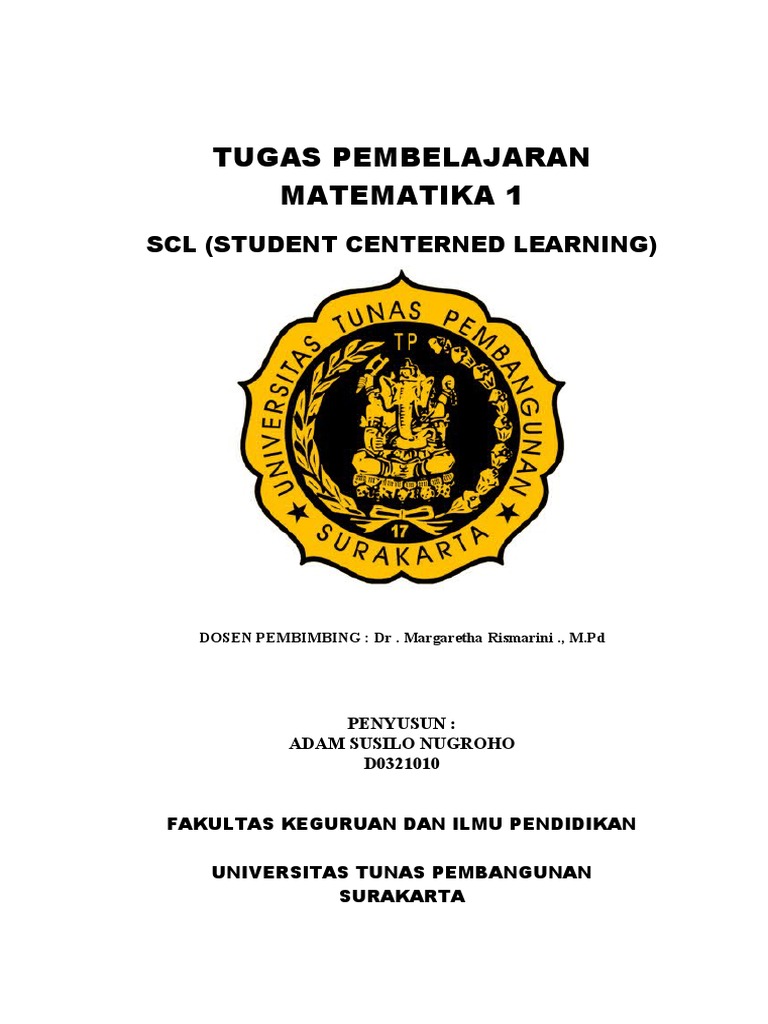 Adam Susilo Nugroho - SCL | PDF | Karier & Perkembangan | Sains & Matematika