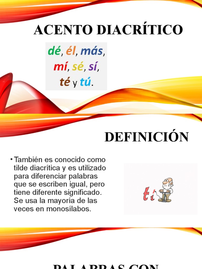 ACENTO DIACRÍTICO | PDF