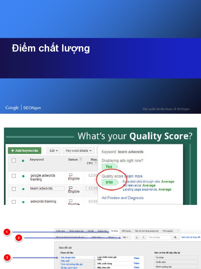 SEONgon - Kyna - T NG H P Slide - Google Adwords | PDF