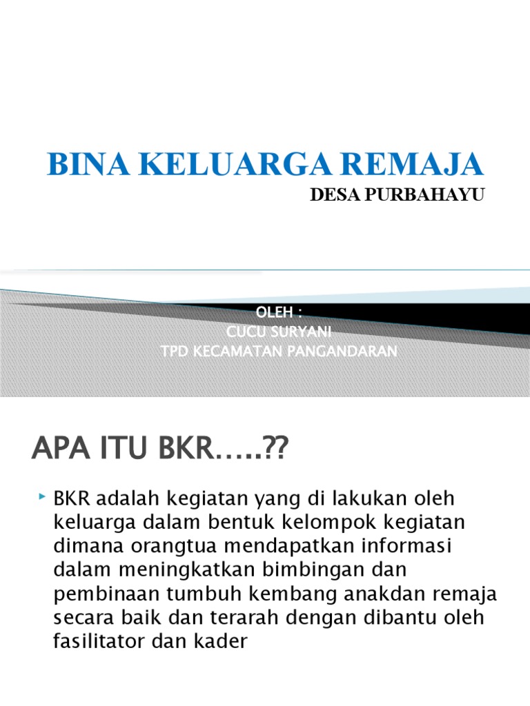 Bina Keluarga Remaja | PDF