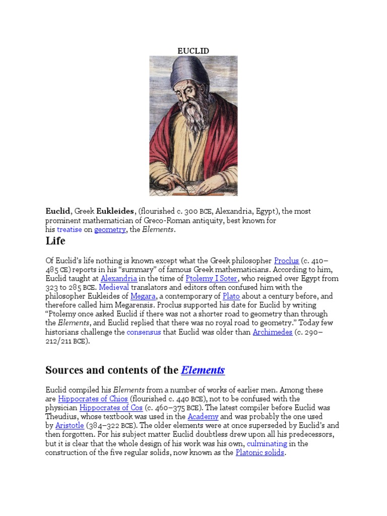 EUCLID | PDF | Euclid | Mathematics