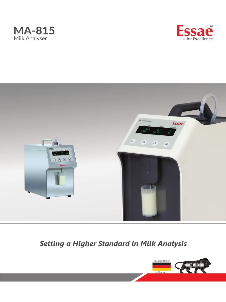 essae-ma-815ss-milk-analyzer | PDF
