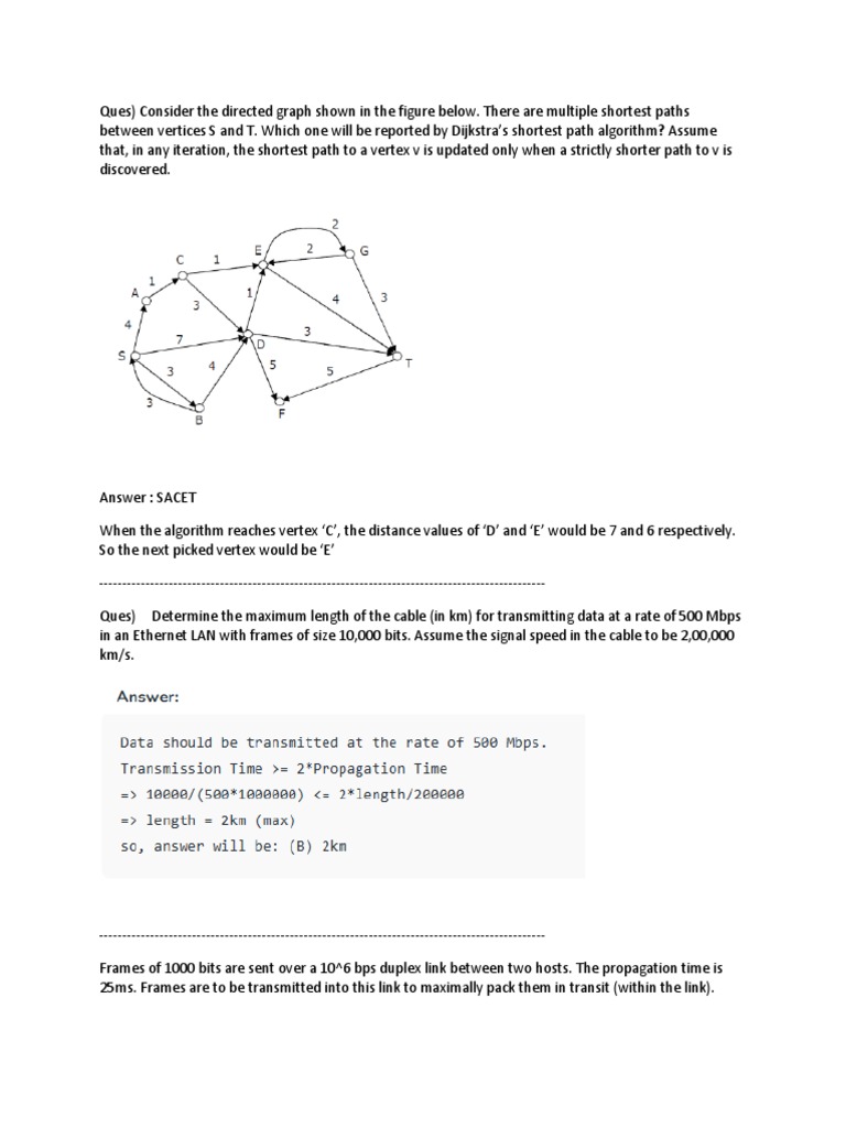 DC Practice Questions | PDF | Router (Computing) | Computer Data DC Practice Questions | PDF | Router (Computing) | Computer Data