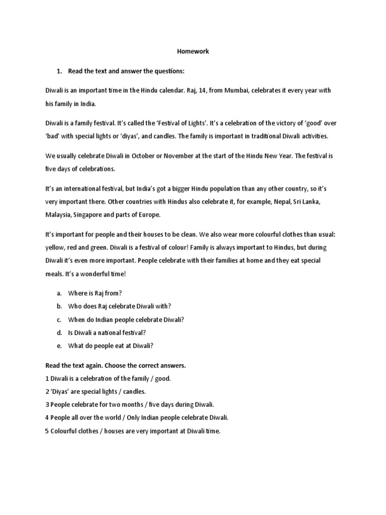 Diwali: Celebrations and Traditions | PDF | Language Arts & Discipline ...