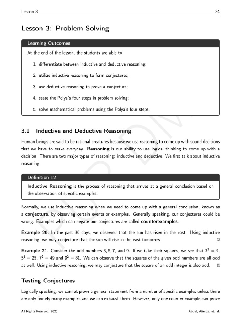Chapter 3 - Problem Solving | PDF