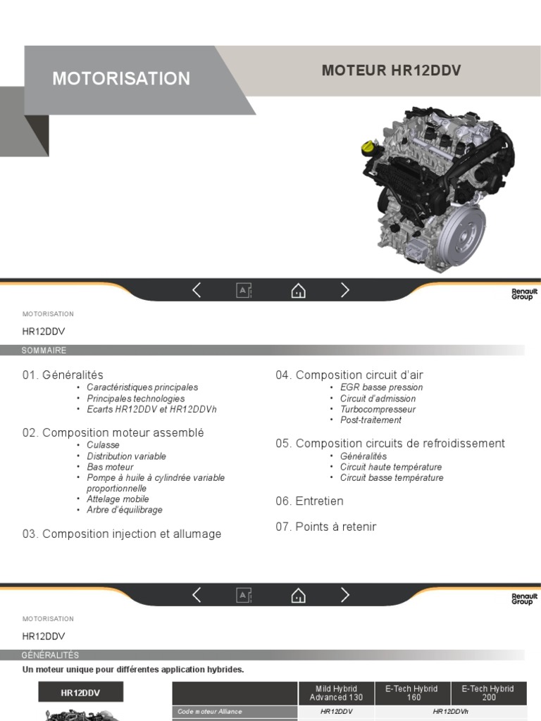 Motor Engines Formation | PDF | Injection (moteur) | Turbocompresseur