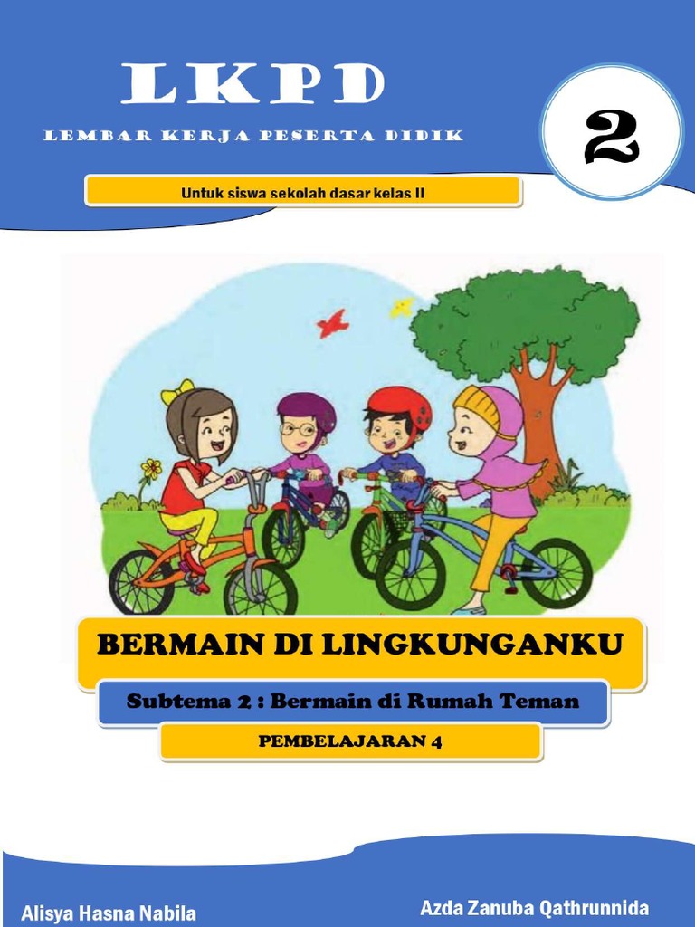 LKPD Kelas 2 Tema 2 Subtema 2 Pemb 4 | PDF
