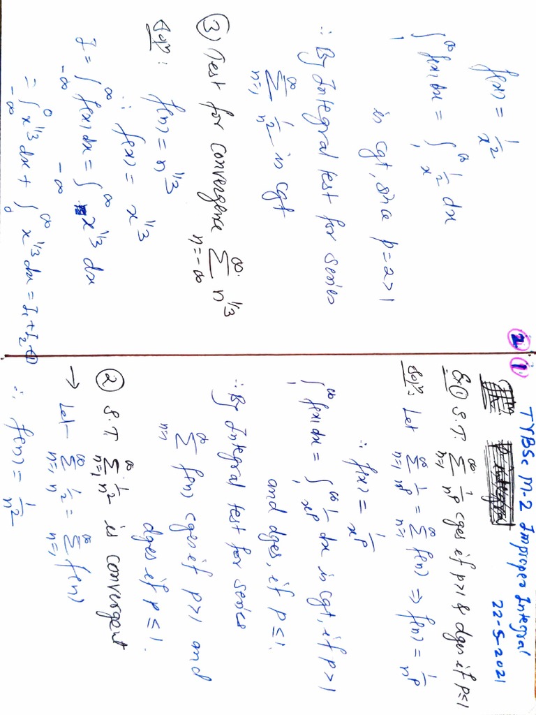 Cauchy Principal Value Integral Examples | PDF