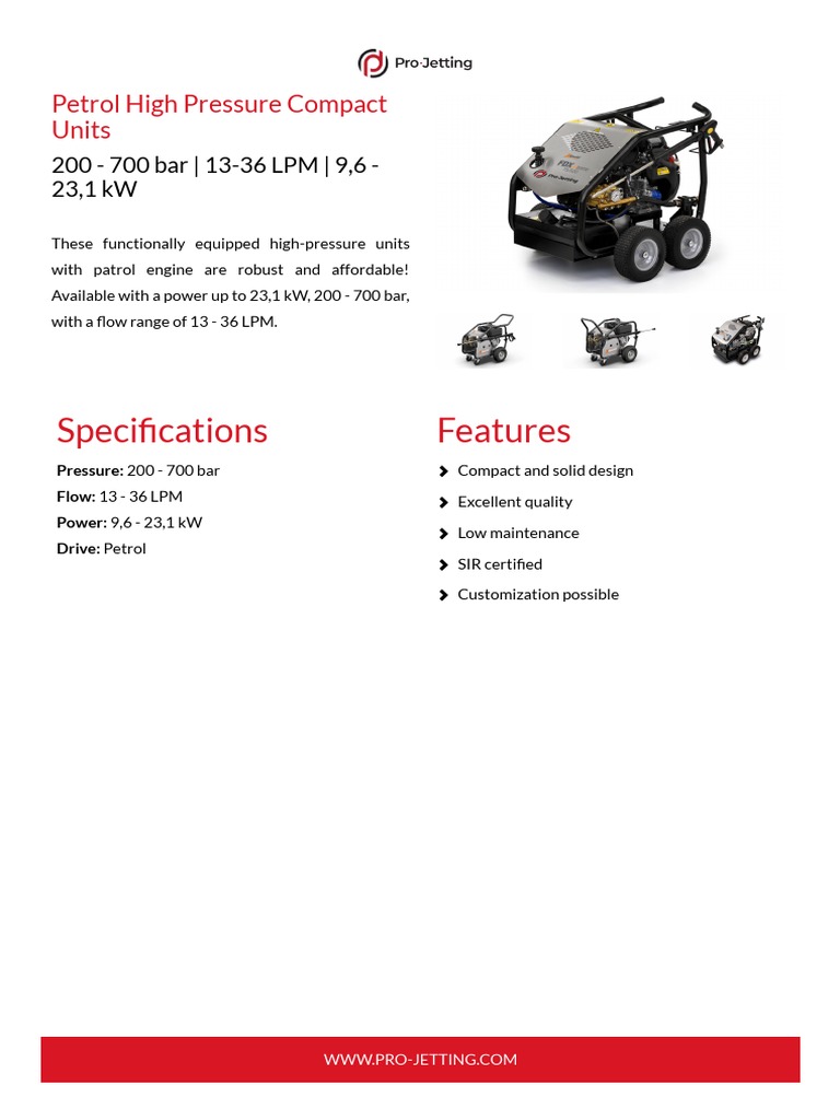 High Pressure Units for Industry | PDF | Diesel Engine | Land Vehicles