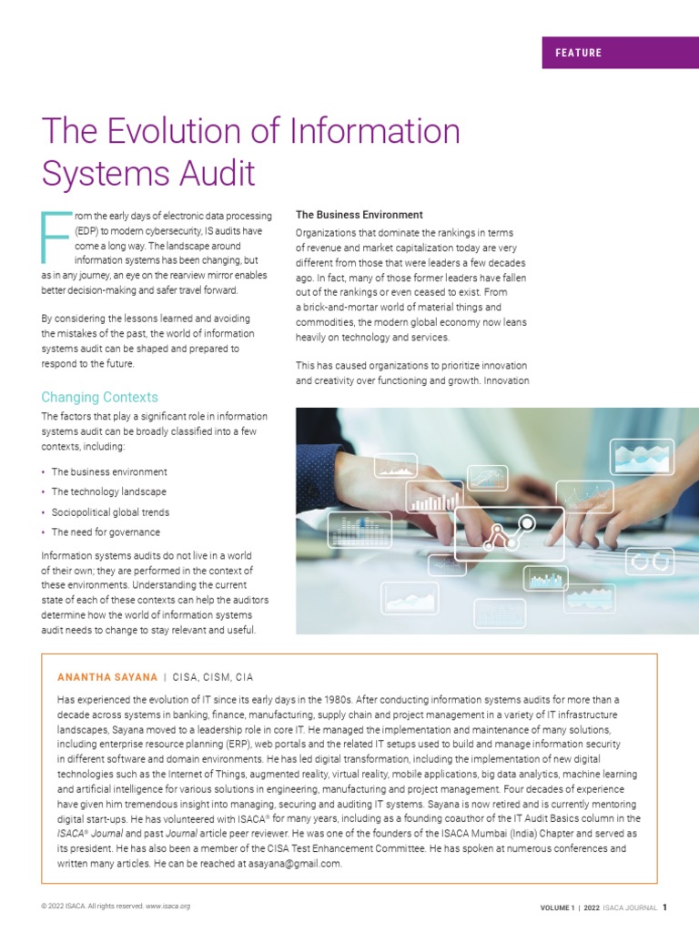 The Evolution of Information Systems Audit | PDF | Computer Security | Security