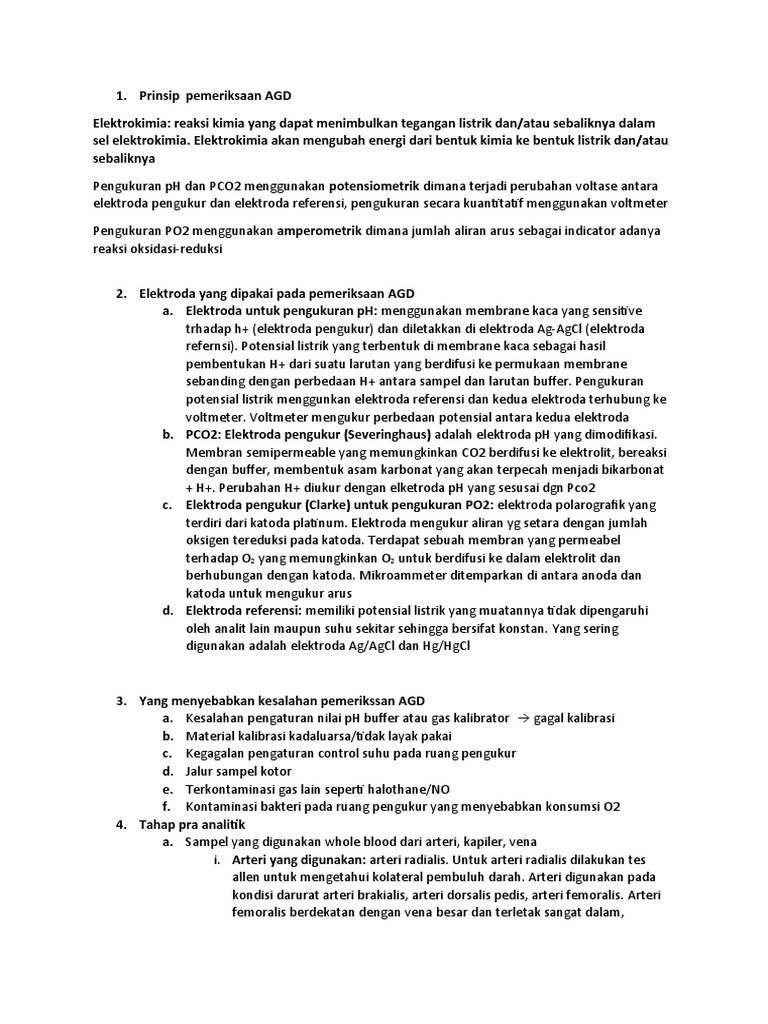 Panduan Lengkap Pemeriksaan AGD | PDF