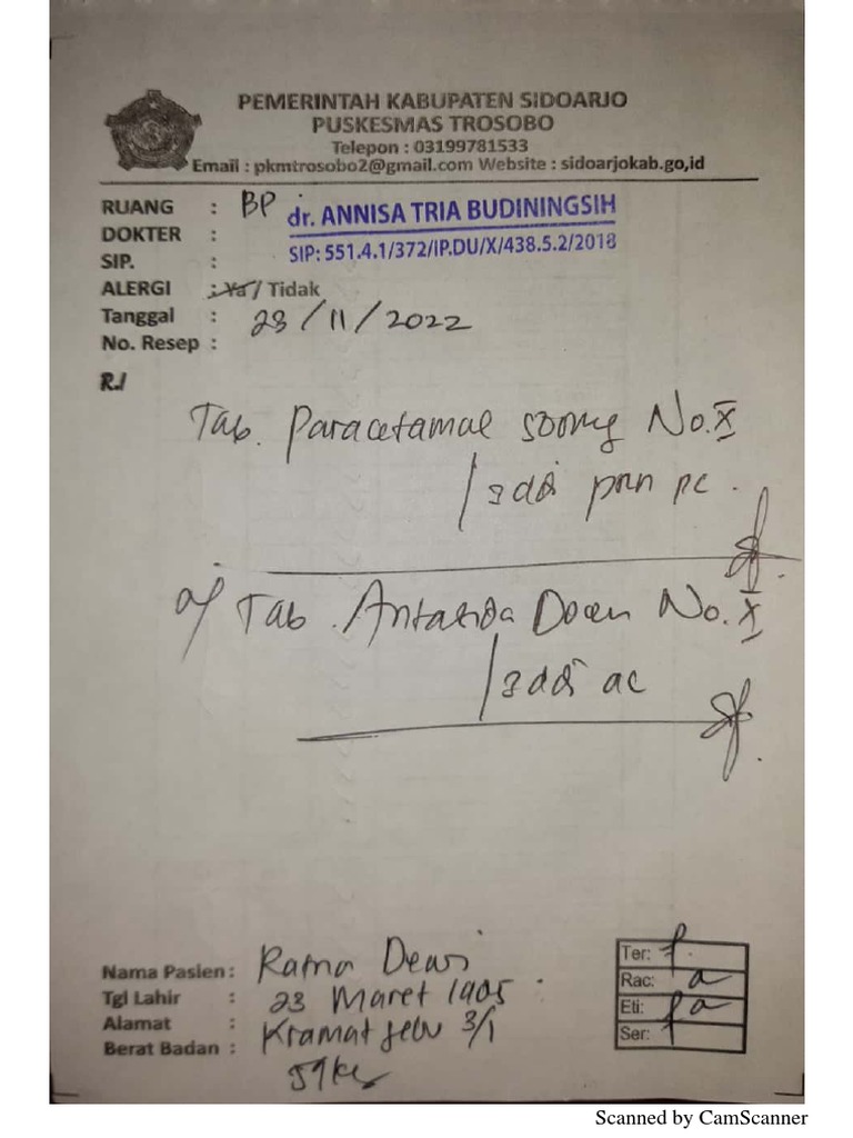 PENGKAJIAN RESEP | PDF