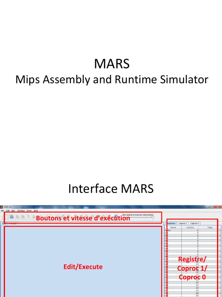 Introduction à MIPS et MARS Simulator | PDF | Programmation informatique | Génie logiciel