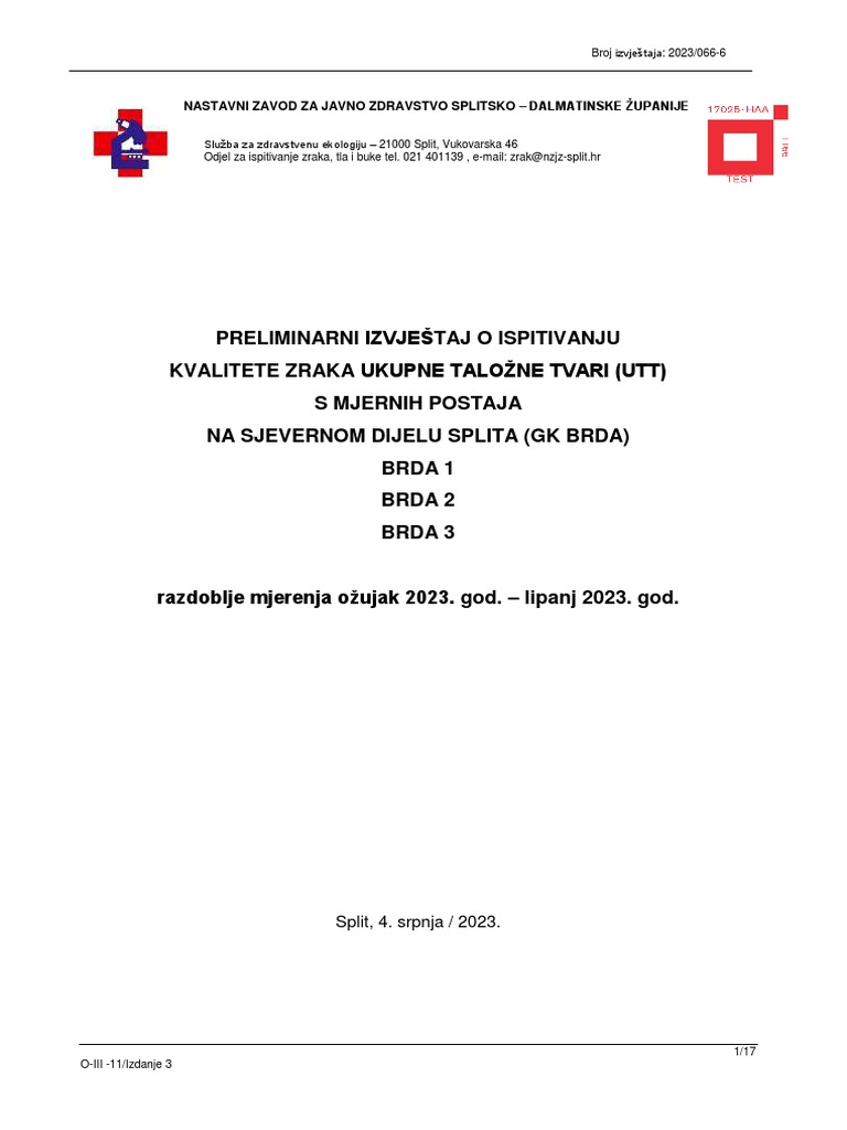 Grad Split - 2023 - UTT-lipanj | PDF