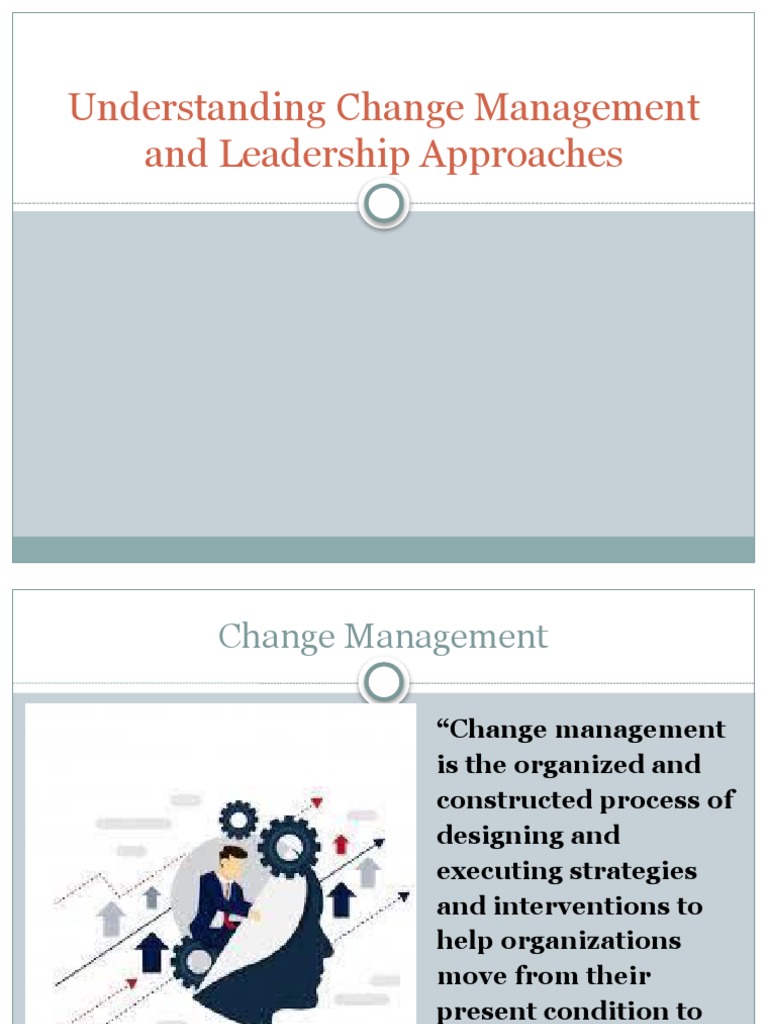 Understanding & Leading Change - Task 02 | PDF | Change Management | Leadership