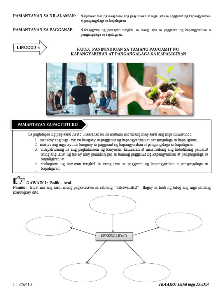 Q4 Esp 10 Week 3 4 | PDF