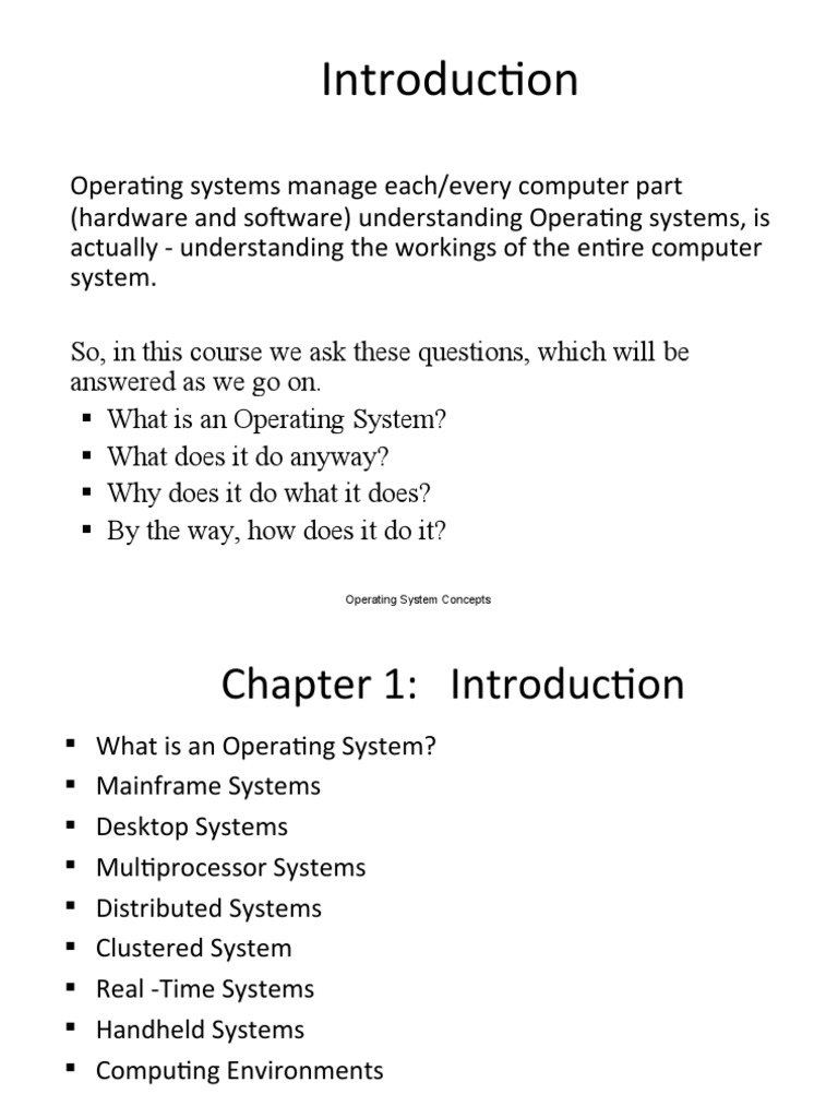 Operating System Concepts | PDF | Operating System | Input/Output