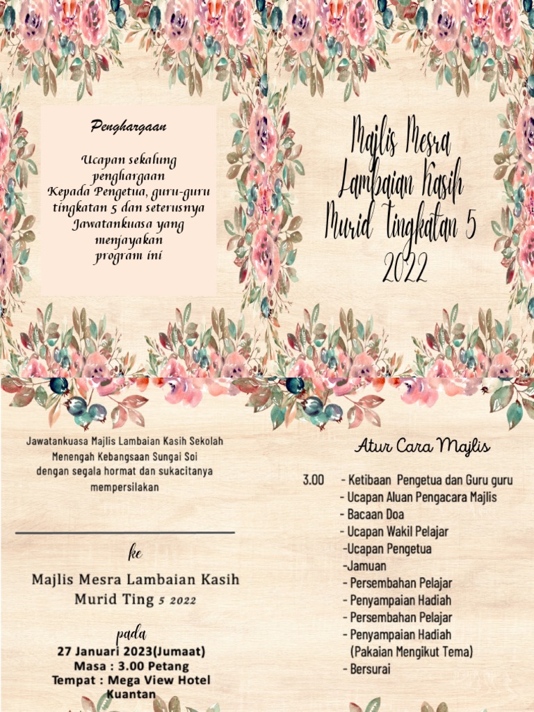 Kad Jemputan Kakila | PDF