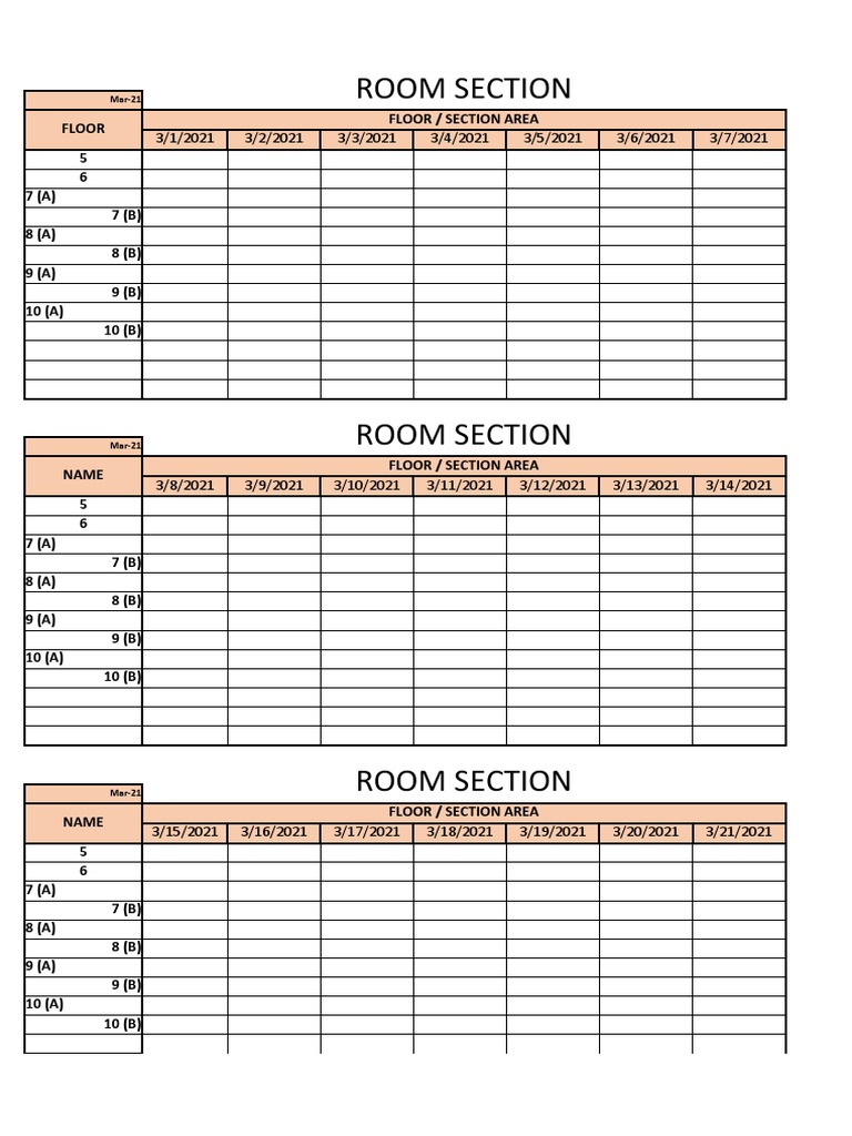 Form Room Section | PDF