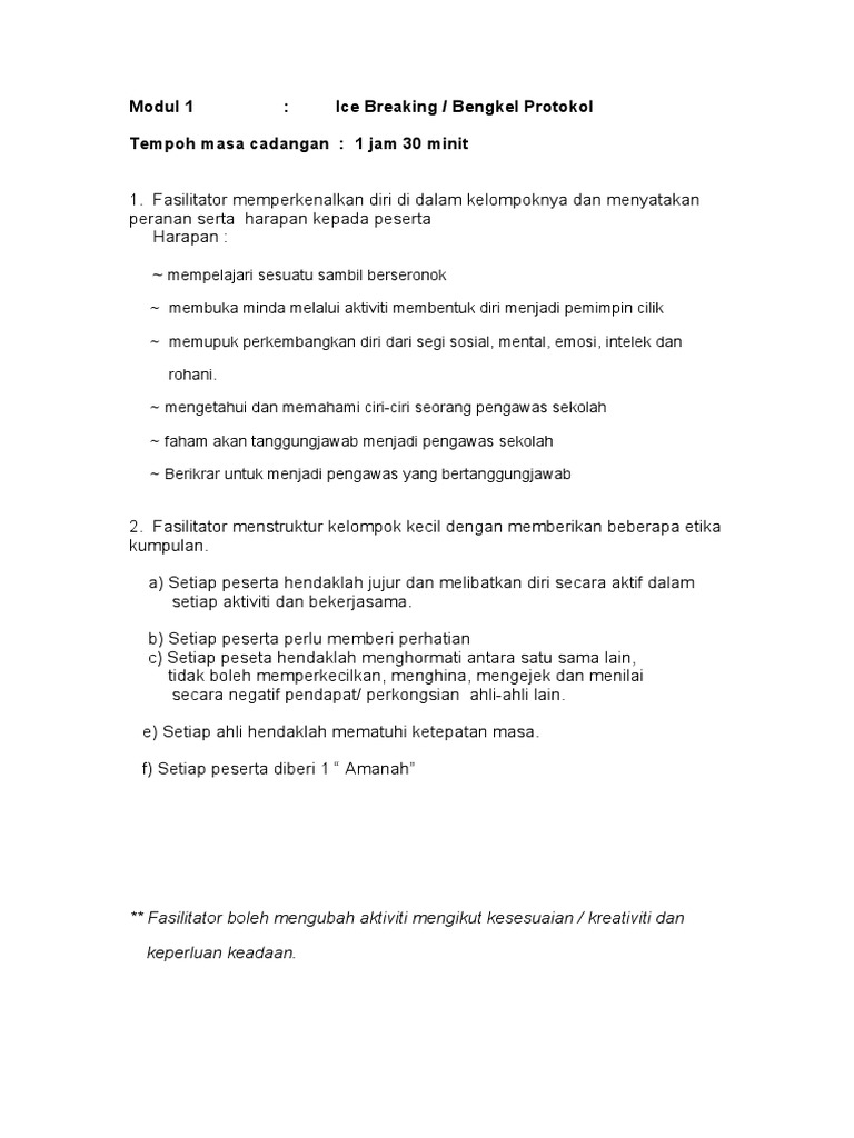 Modul LDK Aktiviti | PDF | Pengembangan Diri | Sains & Matematika