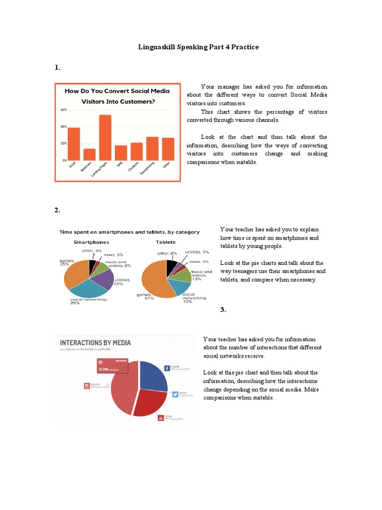 Linguaskill Speaking Part 4 Practice | PDF